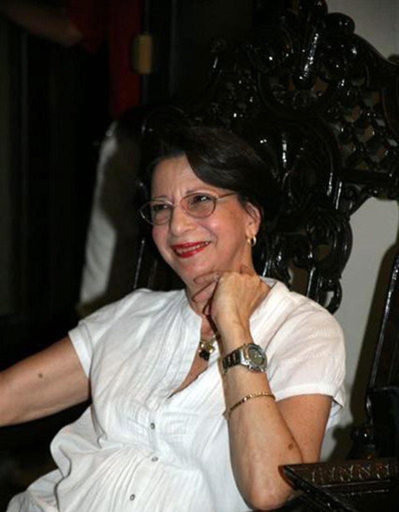 Agasajada Loipa Araujo en su 80 cumpleaños