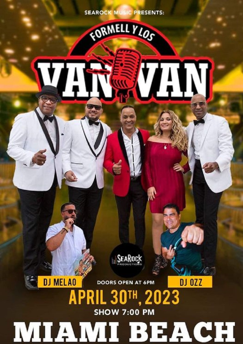 Los Van Van anuncian concierto en Nueva York y Miami Beach